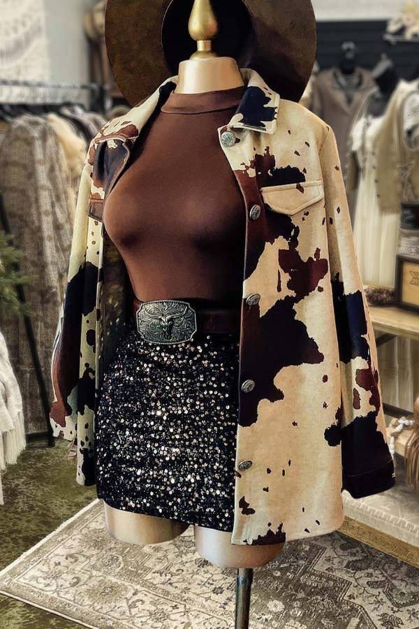 Cow Print Jacket – Westernwildgirls