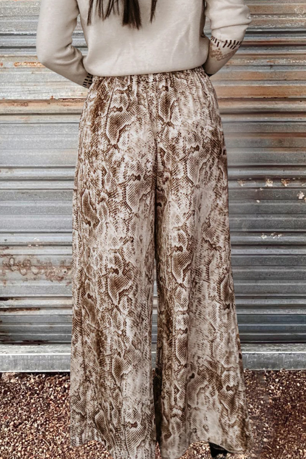Python Print Wide Leg Pants – My Store